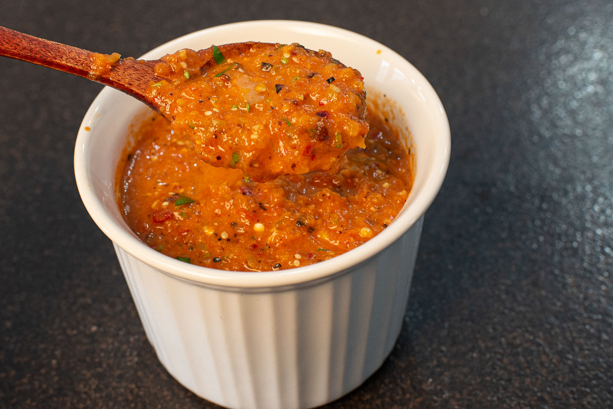 Smoky, Red Spicy Sauce | Look What I Can Cook